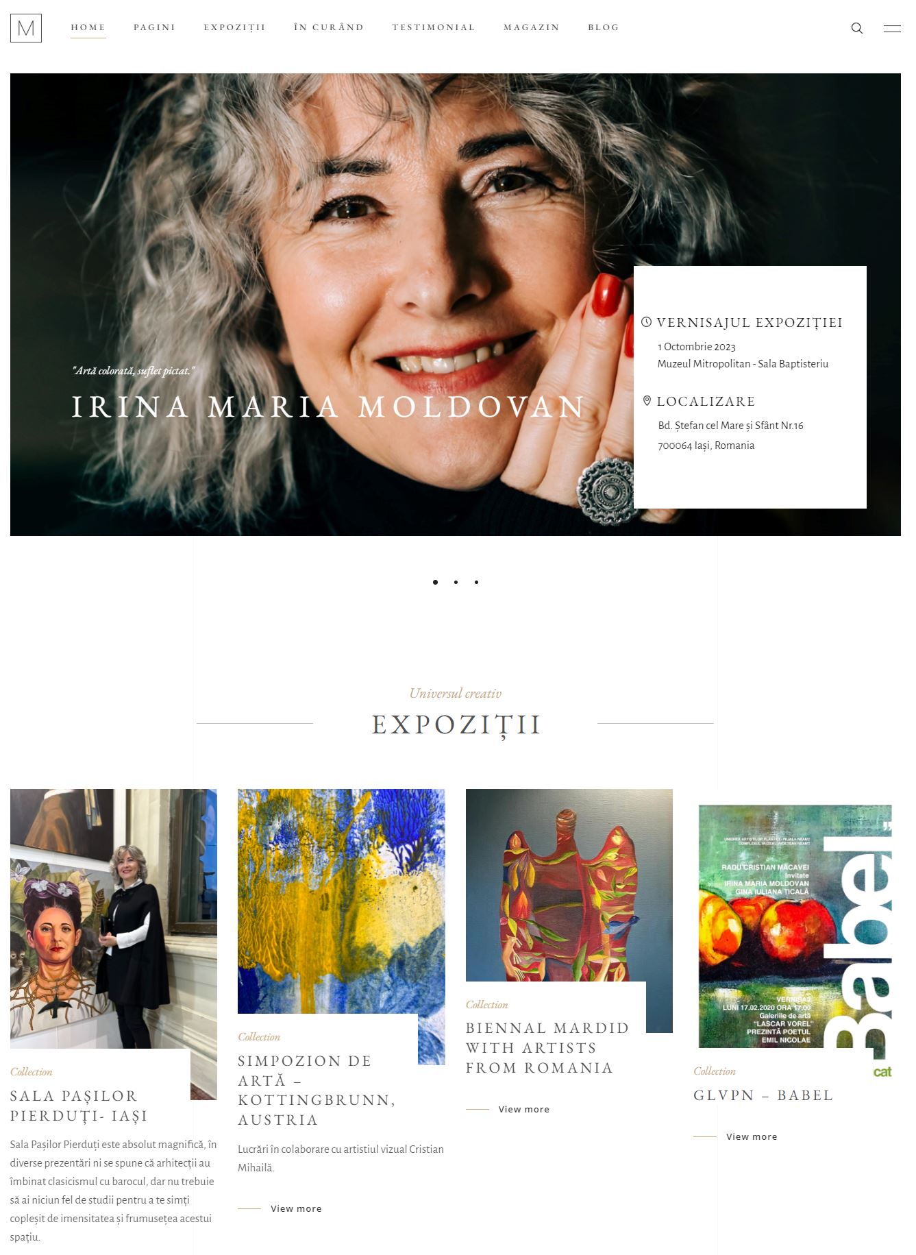 Irina Maria Moldovan – Artist plastic